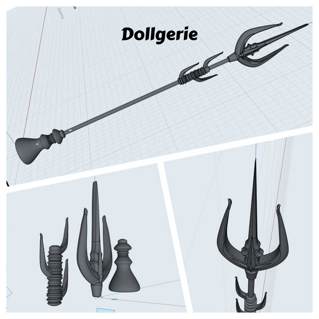 [50% off till Dec 31, 2024] 1/3 Trident STL file for 3D Printing ...